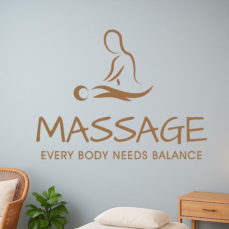 Wall Stickers Massage - Etsy