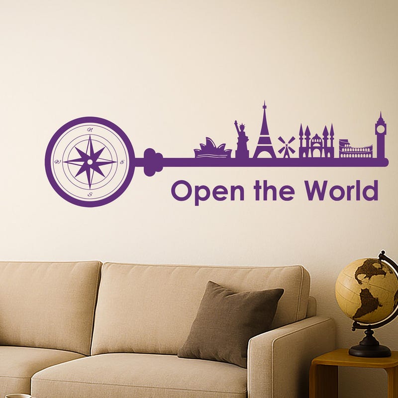 Travel Wall Decal - Etsy
