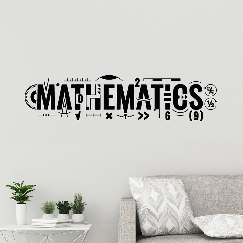 Math Decal - Etsy