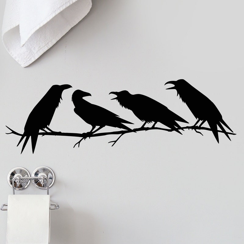 Raven Wall Decor - Etsy