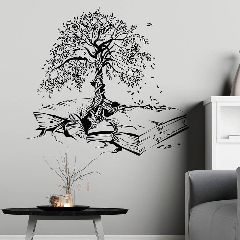 Corner Tree Decal - Etsy