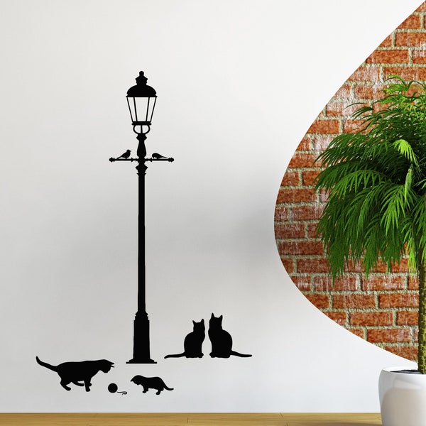 Street Lamp Decal - Etsy