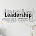 Leadership Vinyl Wall Decal Office Space Business Motivational Teamwork ...