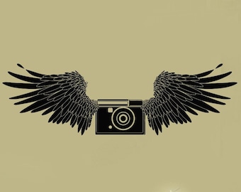 Wall Decal Vinyl Sticker Photo Camera Photography Film Shoot - Etsy
