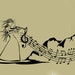 Musical Girl Vinyl Wall Decal Irish Folk Violin Music Notes Room Decor ...