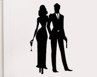 Secret Agent Silhouette - Etsy