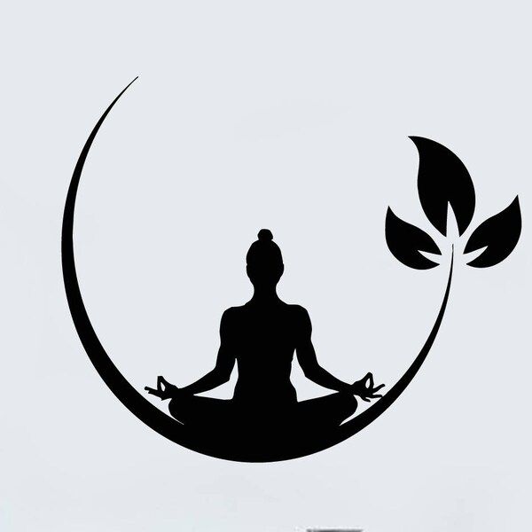 Yoga Wall Decal - Etsy