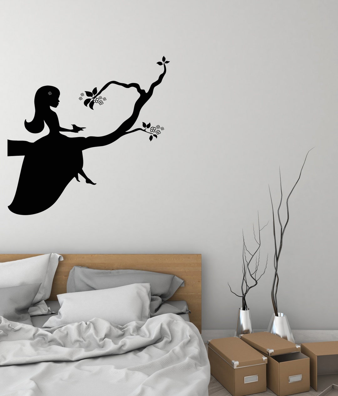 Vinyl Wall Decal Teen Girl Princess Room Nursery Decor Stickers Mural ...