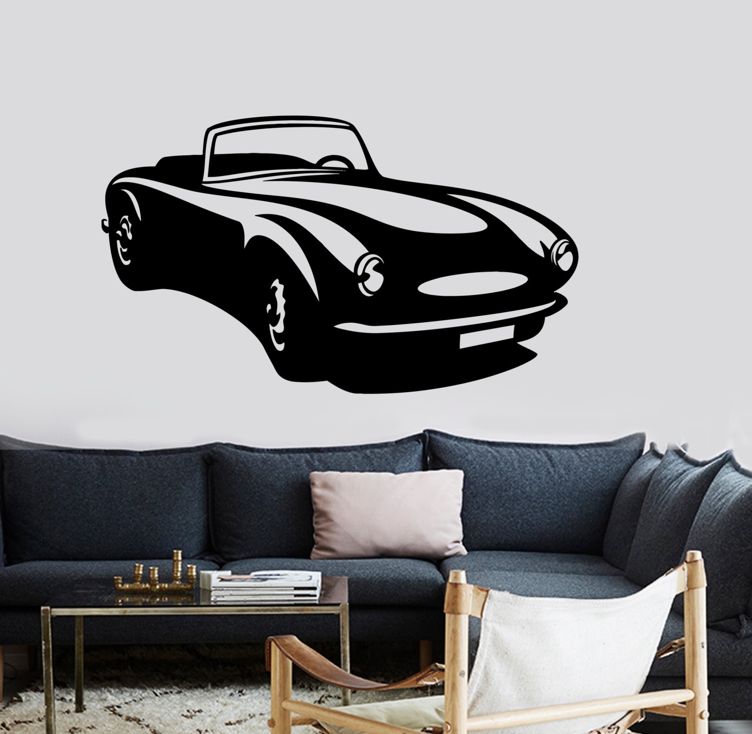 Wall Vinyl Decals Cars Retro Amazing Vechicle Luxury Decor - Etsy