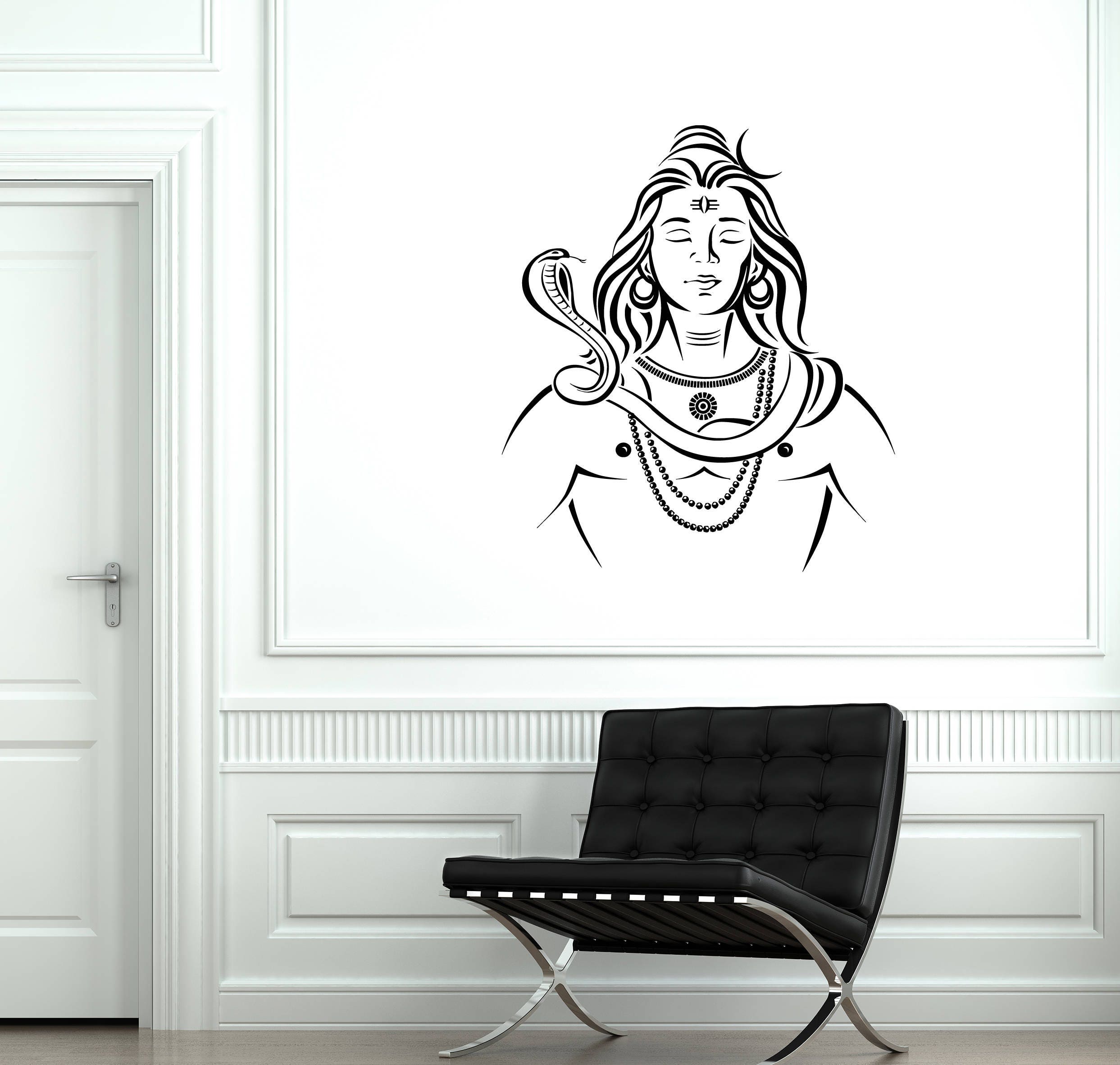 Lord Shiva Vinyl Wall Decal Hinduism Hindu Religion India | Etsy