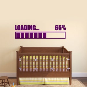 Wall Art Mural Gamer Loading Computer Notebook Laptop Gaming Decal ...