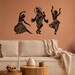 Devadasi Vinyl Wall Decal Female Artist India Indian Dance Studio ...