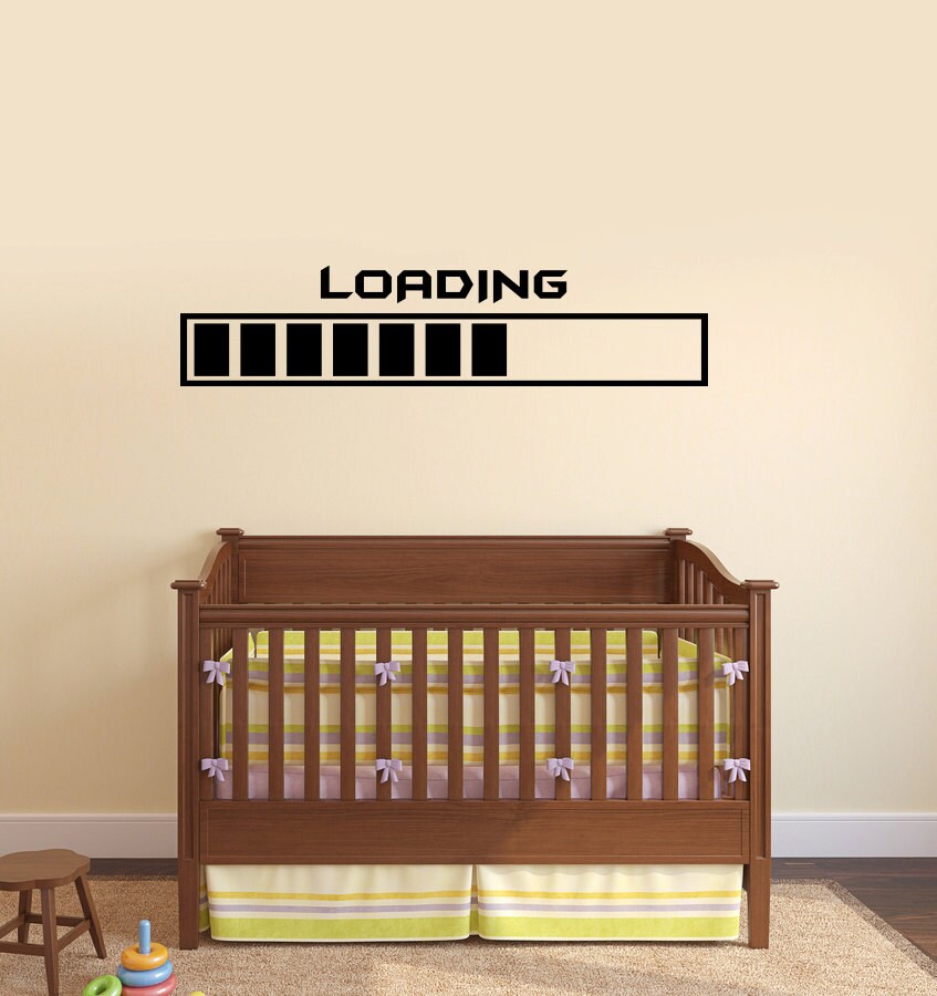 Wall Vinyl Decal Gamer Game Loading Computer Notebook Laptop - Etsy