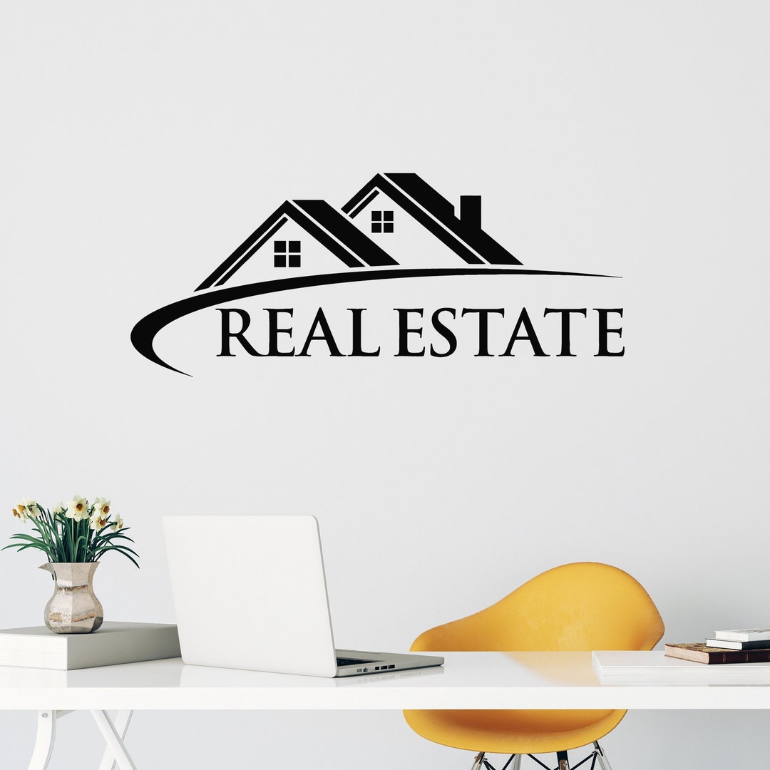 Rent Vinyl Wall Decal Home Letter Real Estate Agent House Decor ...