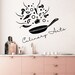 Culinary Arts Vinyl Wall Decal Pan Chef Cook Kitchen Stickers - Etsy