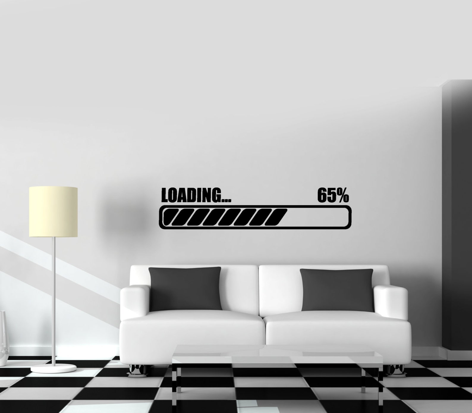 Wall Art Mural Gamer Loading Computer Notebook Laptop Gaming - Etsy