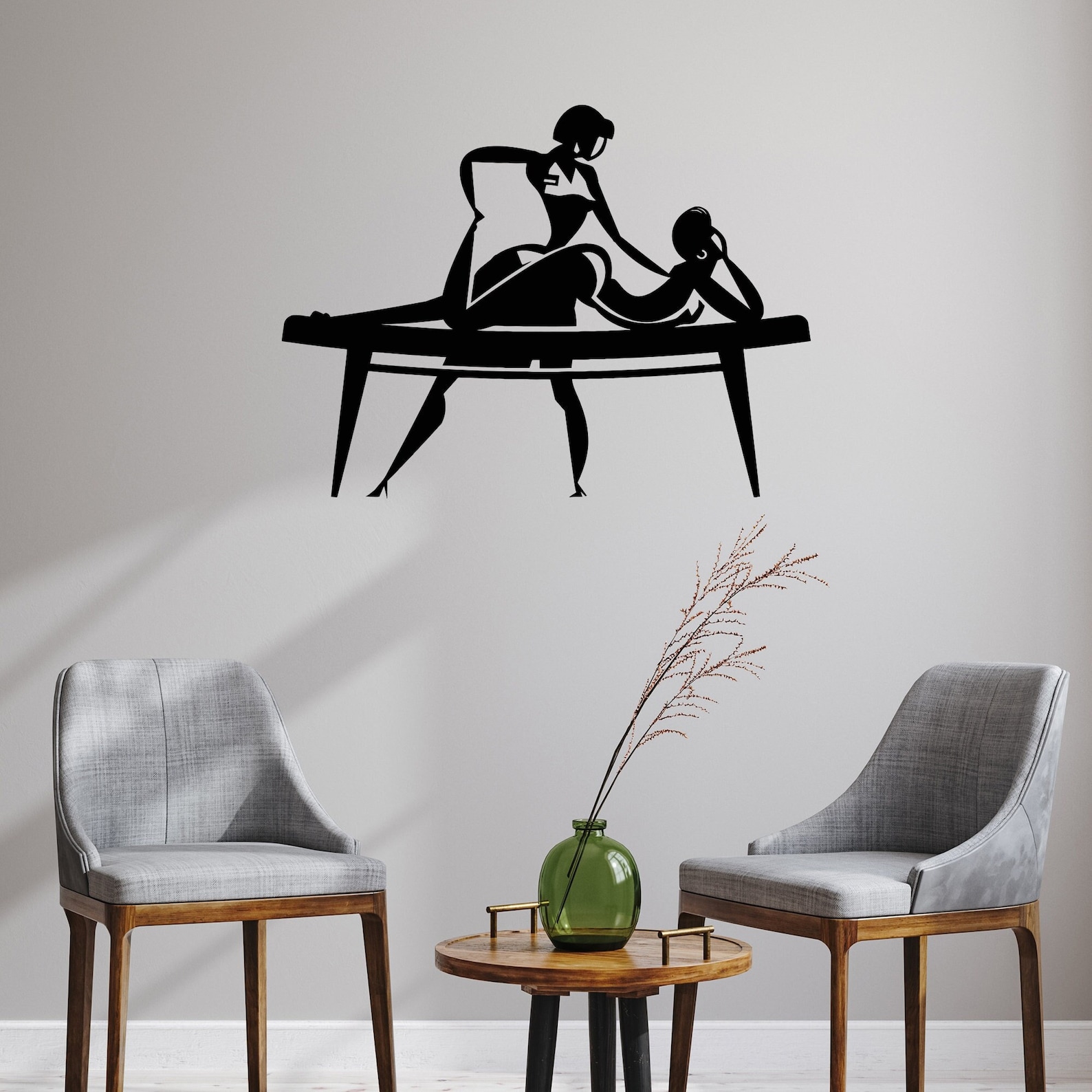 Massage Wall Vinyl Decal Beauty SPA Salon Decor Relaxation Room ...