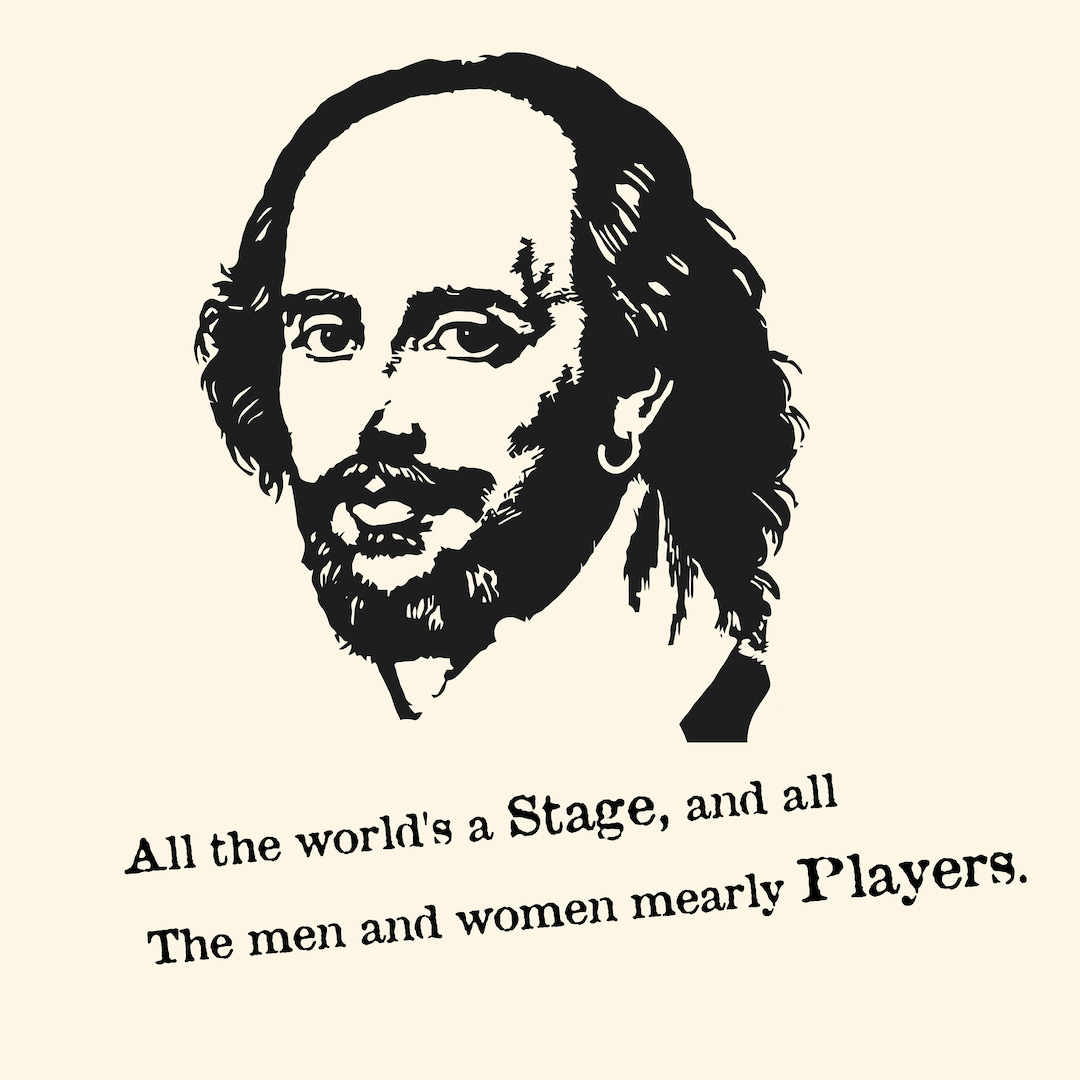 Wall Decal Shakespeare Famous Quote Stage Actors Quote Decor Ab045 - Etsy