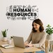 Human Resources Vinyl Wall Decal HR Office Space Decoration Room ...