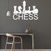 Chess Vinyl Wall Decal Chessplayer Club School Decor Stickers - Etsy