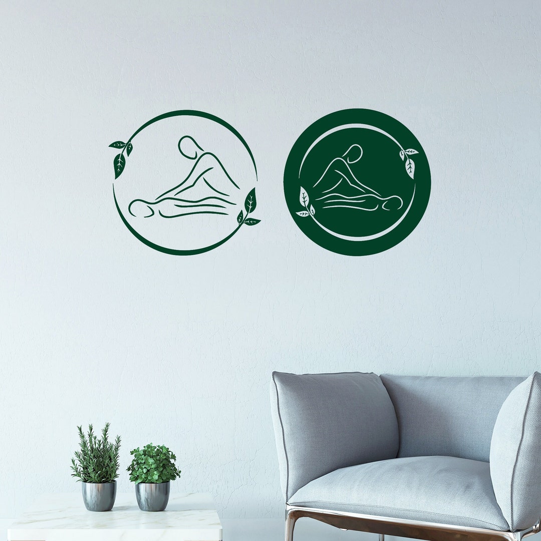 Eco-friendly Beauty Spa Salon Wall Vinyl Decal Massage Health ...
