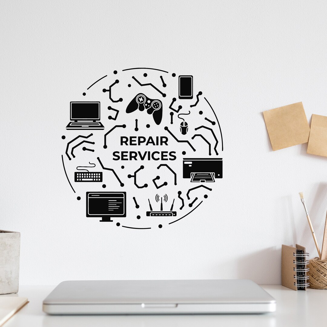 Repair Vinyl Wall Decal Service Technical Support Digital Technology ...