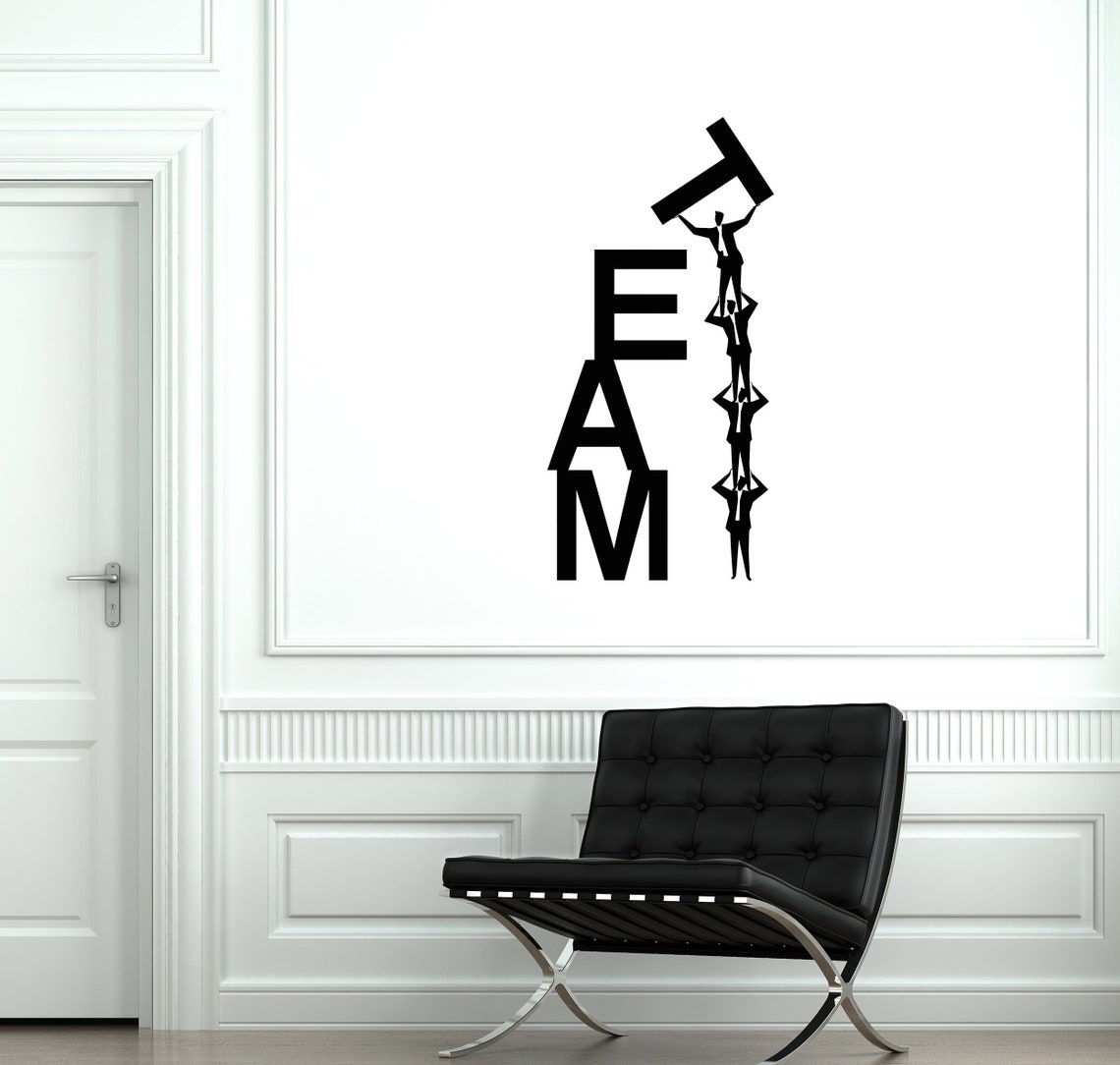 Team Vinyl Wall Decal Teamwork Office Space Interior Business | Etsy