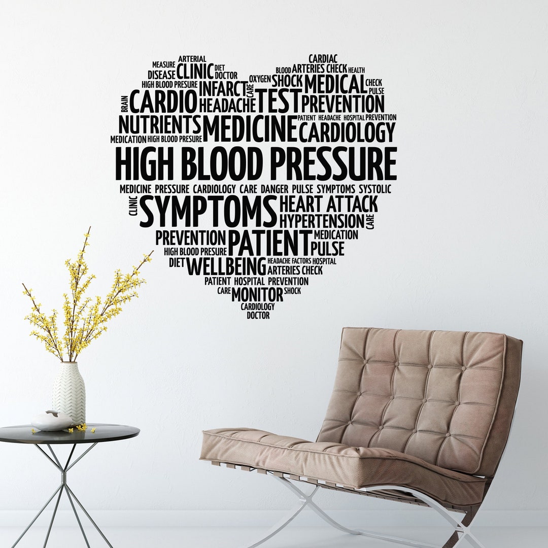 Heart Health : Cardiology Wall Decal - Doctor Gift Idea Medical Office ...