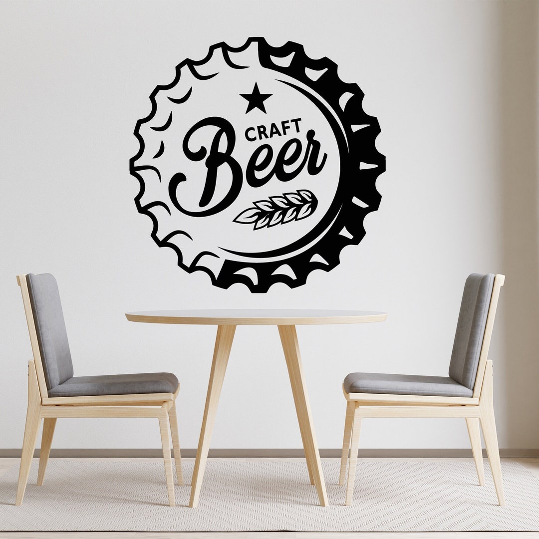 Pub Vinyl Wall Decal Drinking Bar Craft Beer House Alcohol Stickers ...