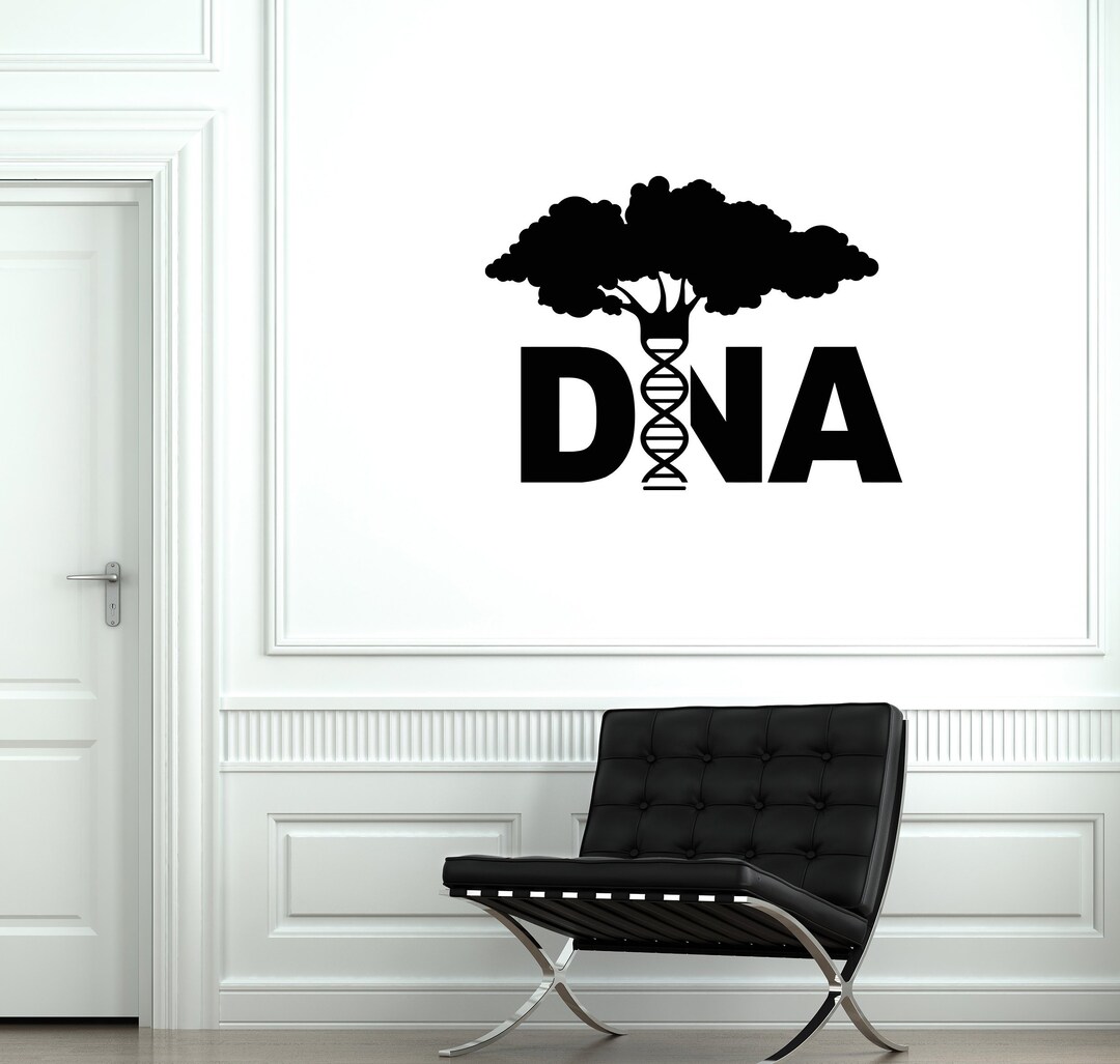 DNA Vinyl Wall Decal Tree Science School Classroom Decor Interior ...
