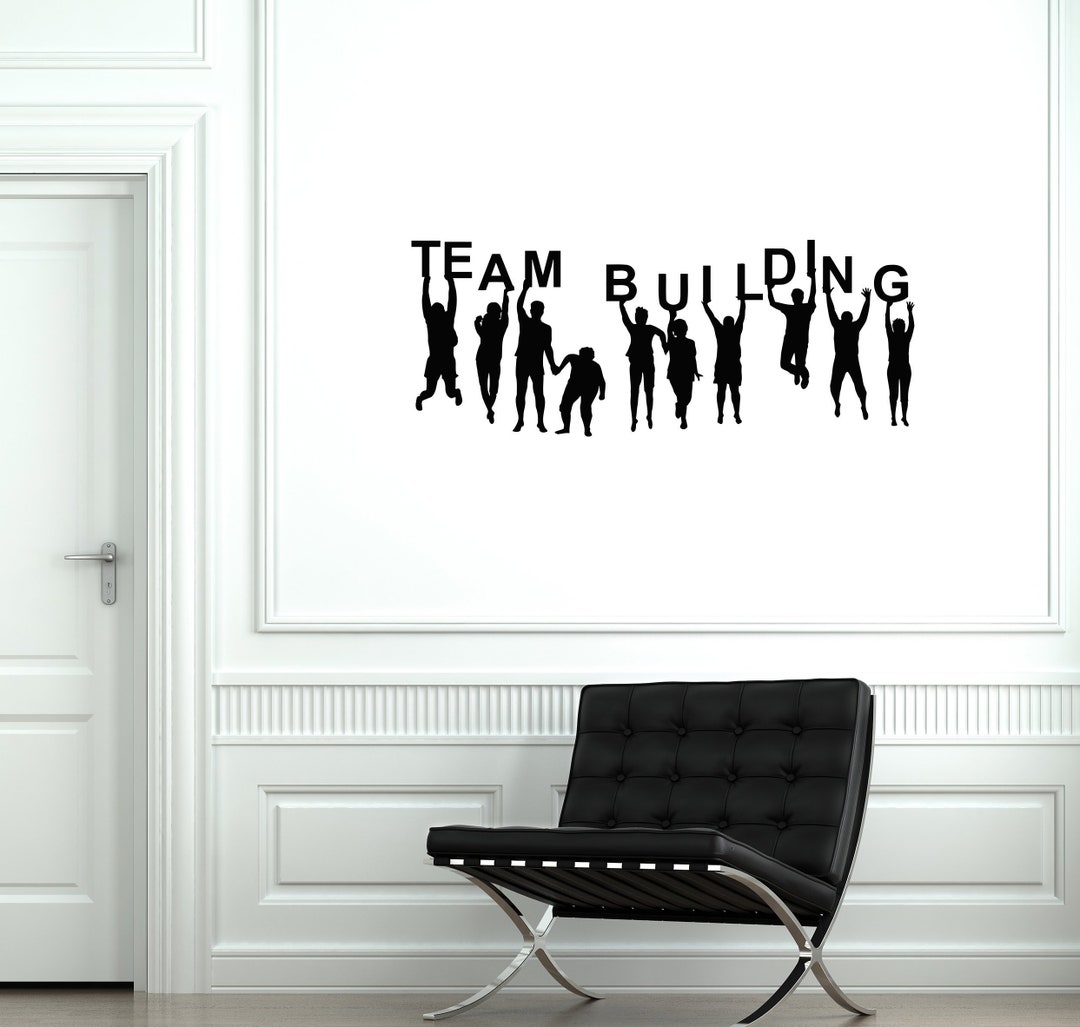Team Building Vinyl Wall Decal Teambuilding Office Meeting Room ...