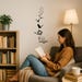 Flying Books Vinyl Wall Decal Home Library Reading Area Corner High ...