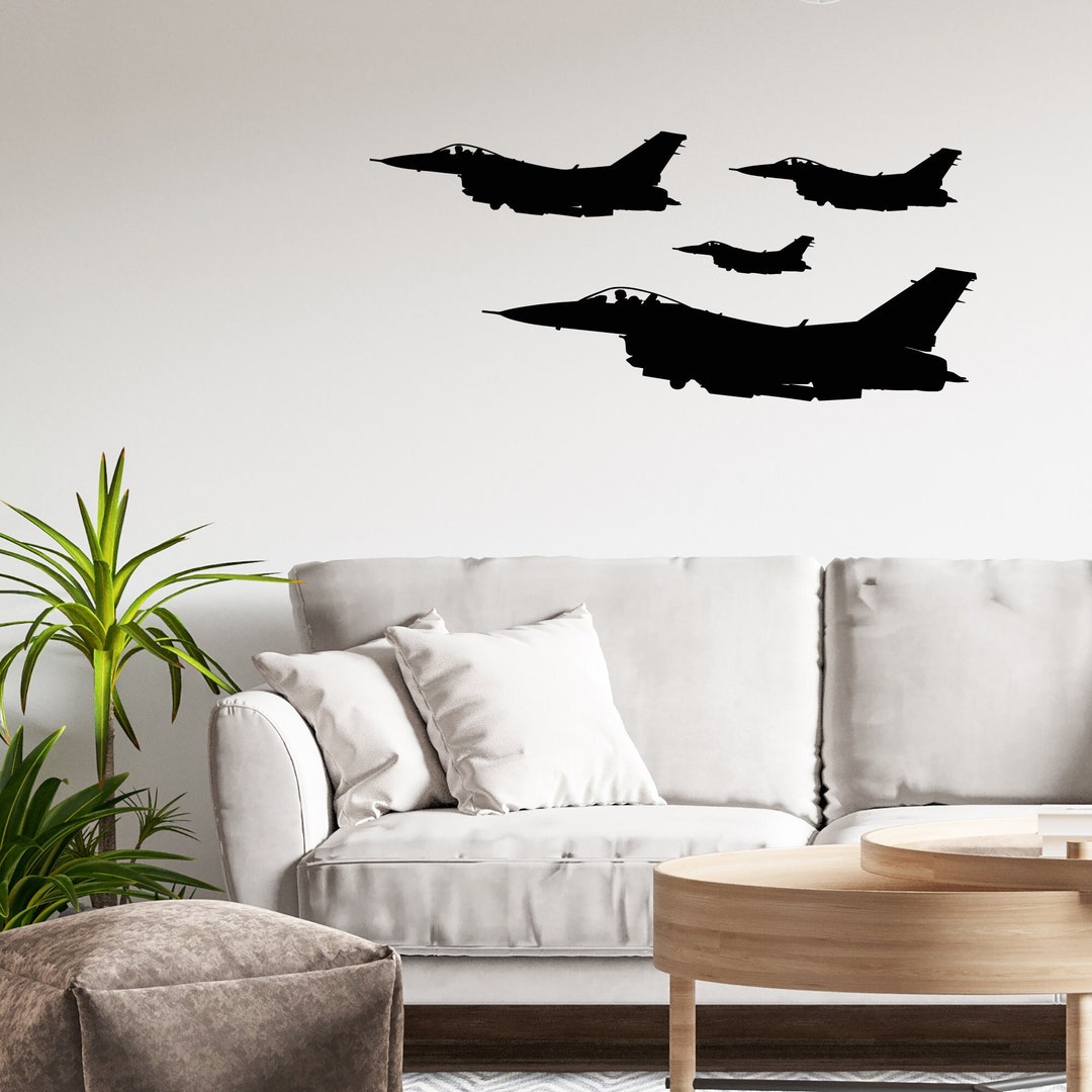 Aircraft Vinyl Wall Decal Helicopters Combat Military Air Special ...