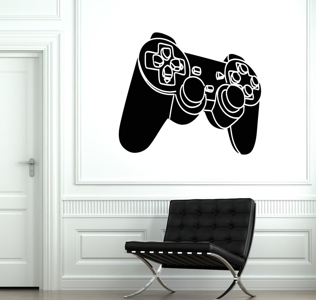 Wall Sticker Gaming Joystick Joypad Controller Gamepad Vinyl Decal ...