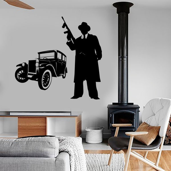 Gangster Decal - Etsy