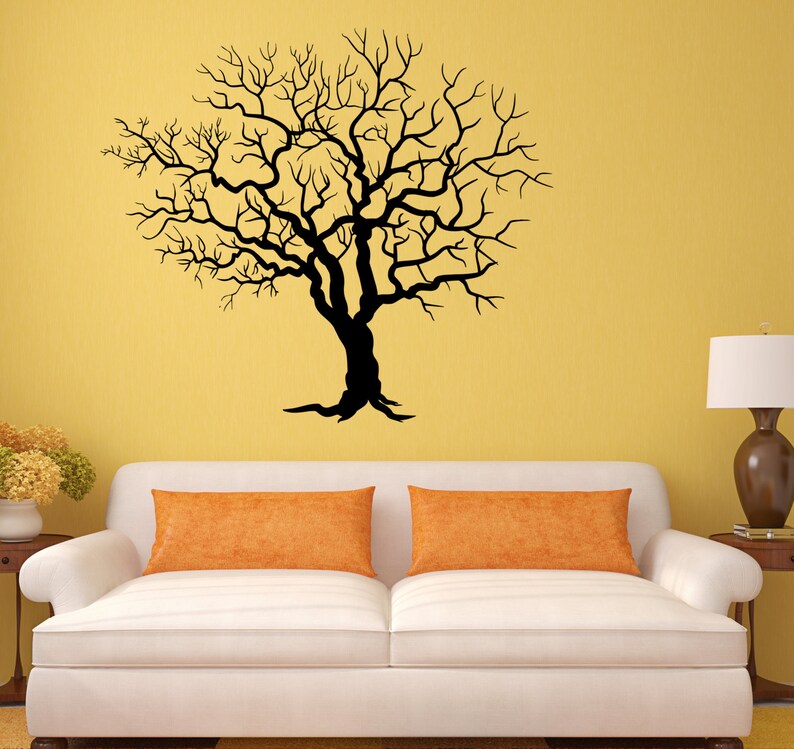 Wall Vinyl Decal Tree Nature Landscape Decor Minimalism Modern - Etsy