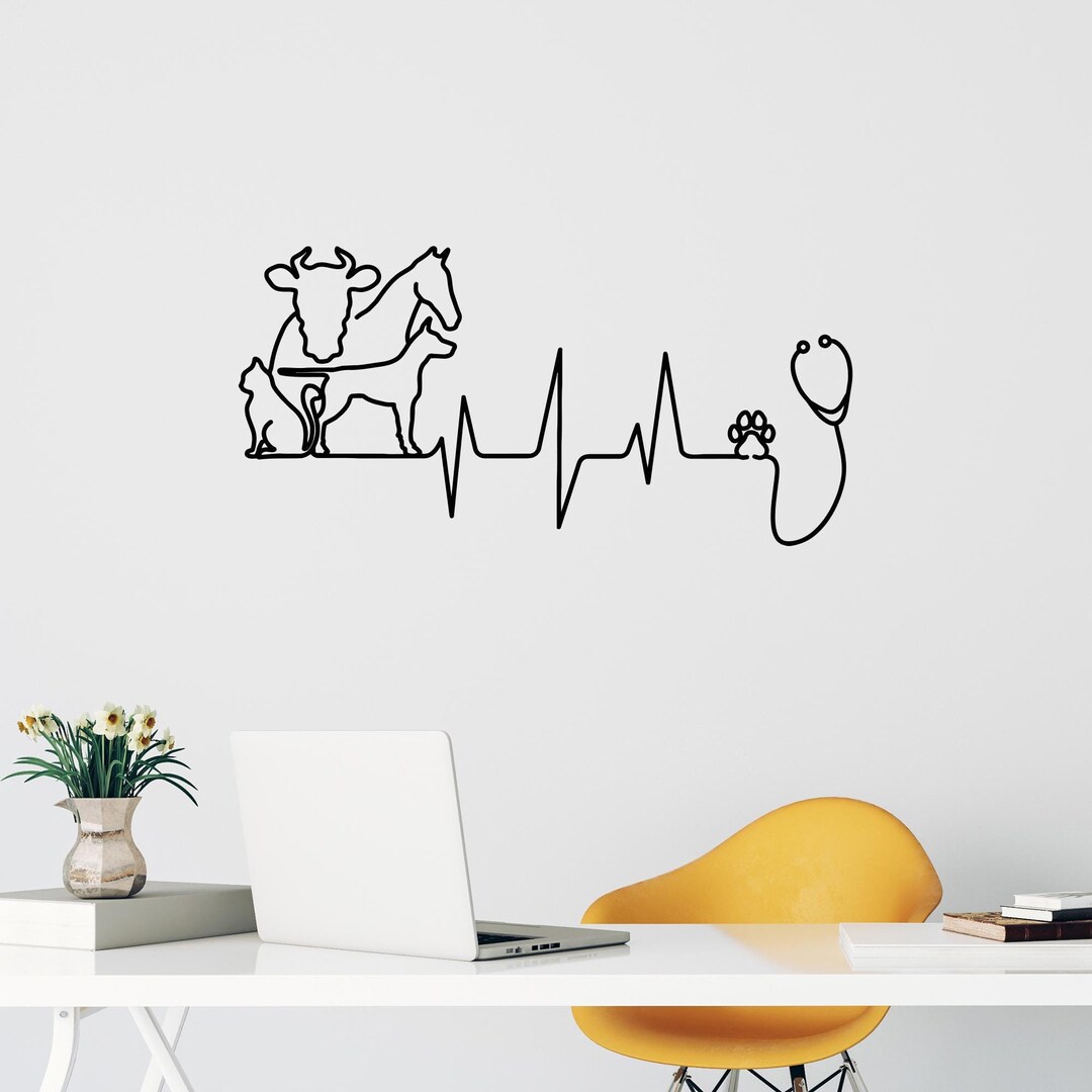 Veterinary Office Vinyl Wall Animals Pet Clinic Decor Vet Tech ...