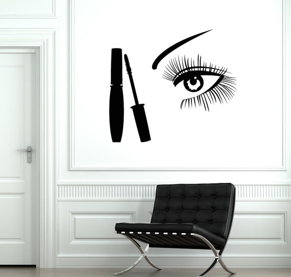 Wall Vinyl Decal Makeup Make up Beauty Hair Salon Guaranteed | Etsy