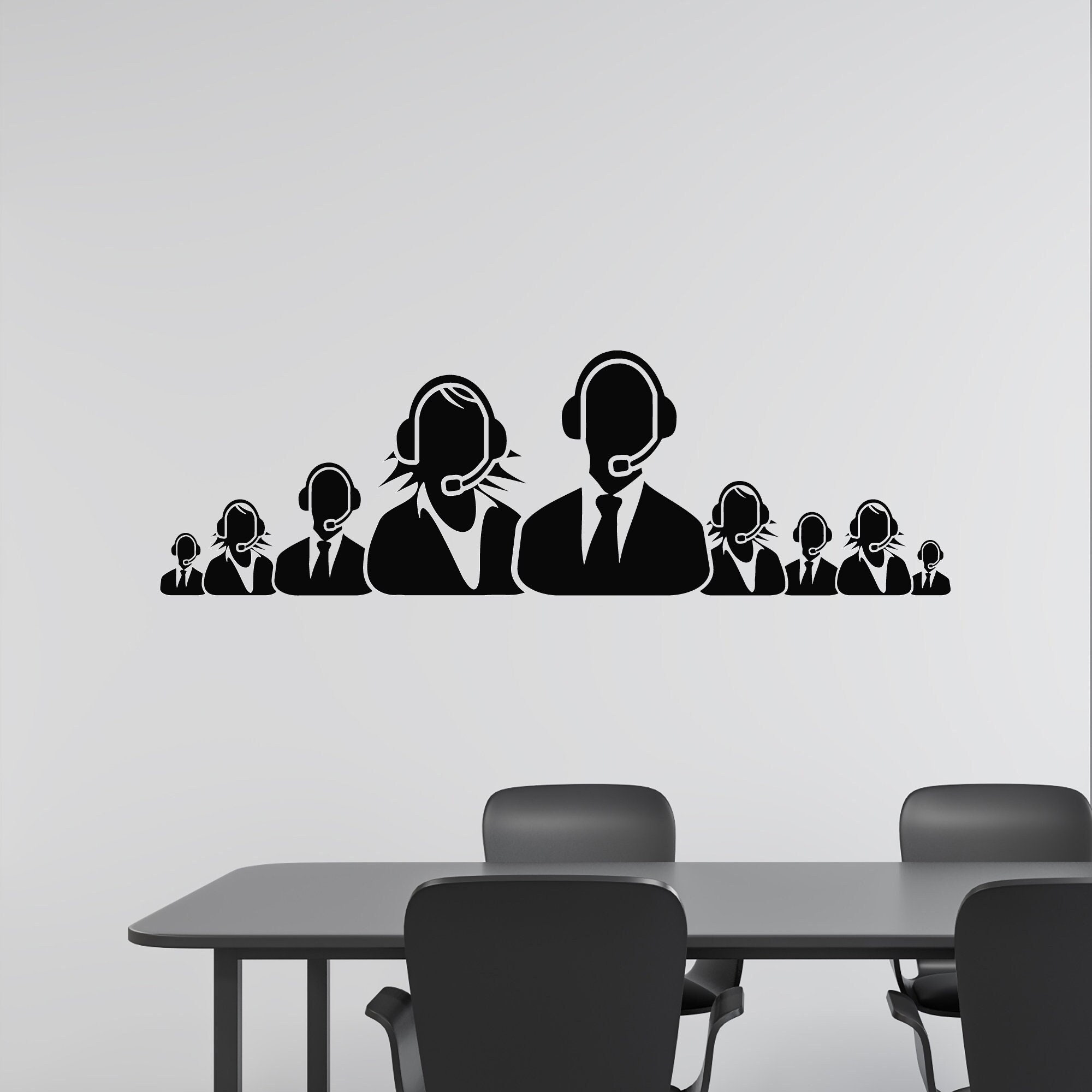 Operator Vinyl Wall Decal Office Style Call Center Job Work Stickers ...