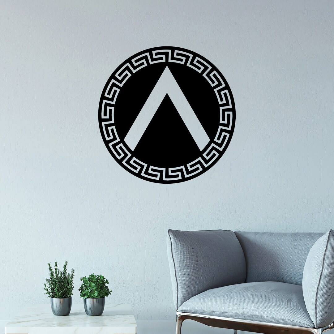 Antiques Greek Ornament Wall Vinyl Decal Ancient Sparta Rome World ...