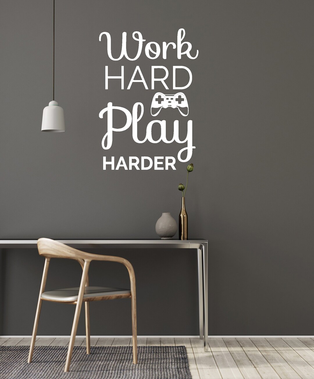 Gamer Quote Vinyl Wall Decal Video Games Gaming Room Stickers Mural ...