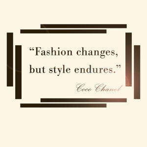 Wall Decal Coco Chanel Quote Words Fashion Motivational Decor Ab007 ...