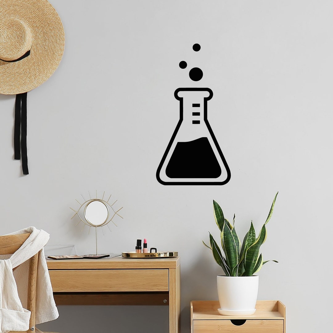 Laboratory Vinyl Wall Decal Zone Science Lab School Chemistry Classroom ...