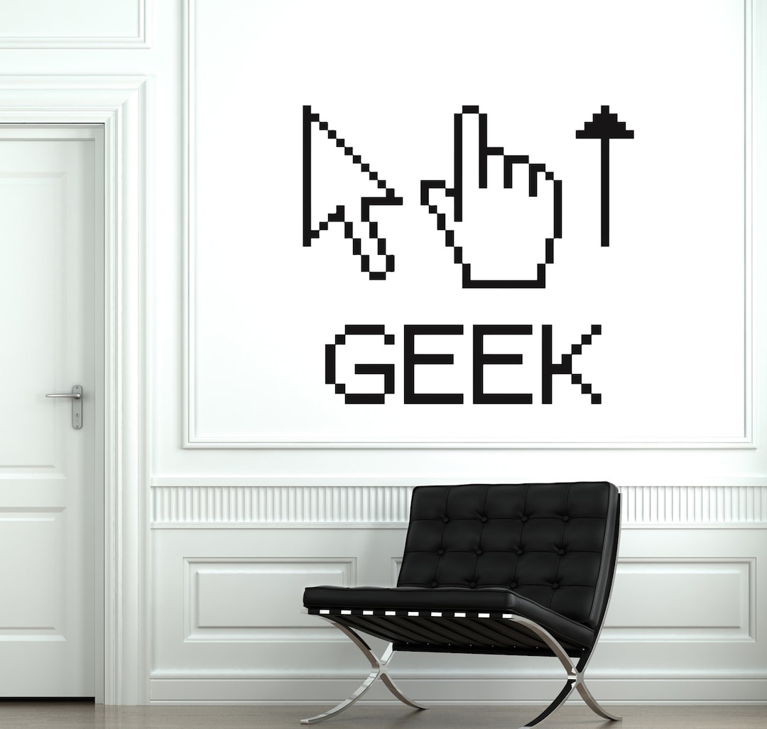 Wall Vinyl Decal Gamer Gaming Geek Computer Games Decor 2050di - Etsy