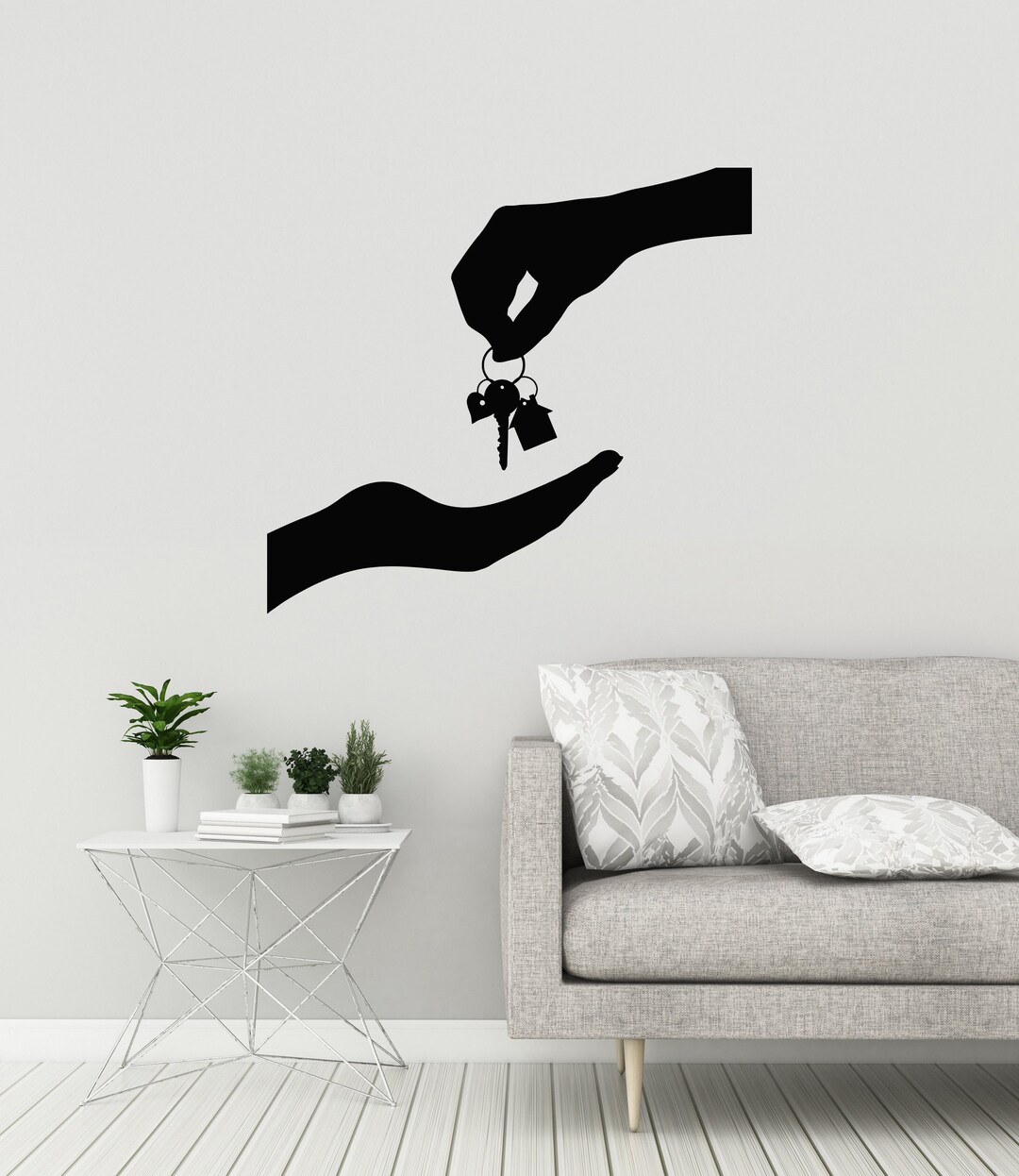 Real Estate Agency Vinyl Wall Decal Realtor Office Idea Decoration Key ...