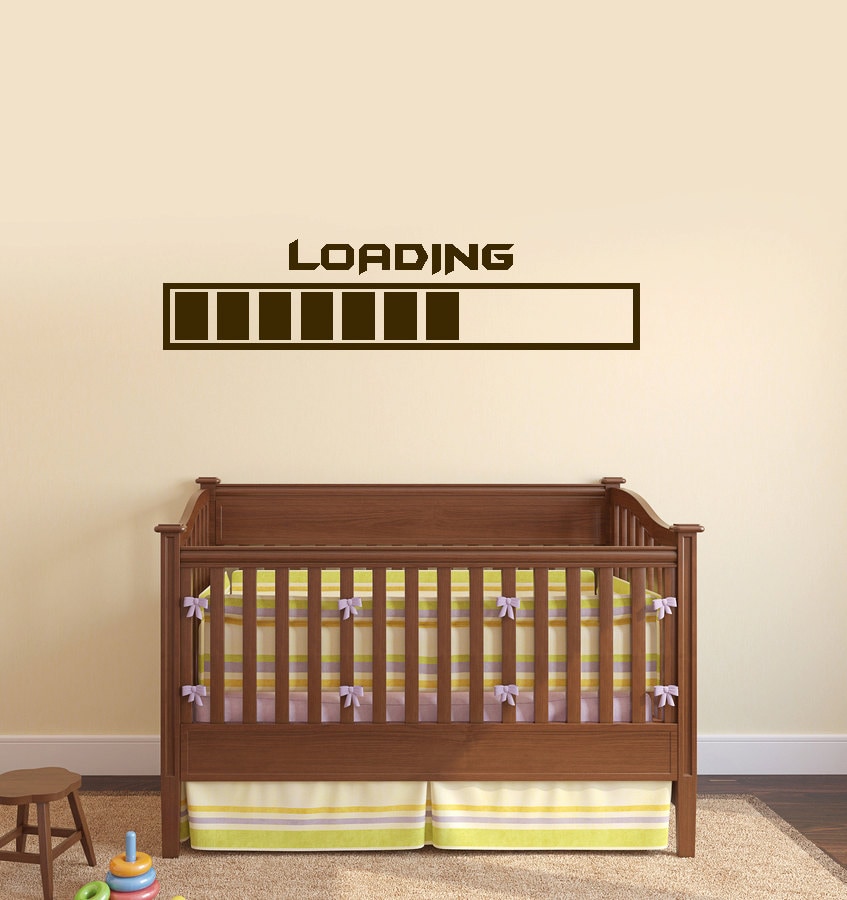 Wall Vinyl Decal Gamer Game Loading Computer Notebook Laptop - Etsy