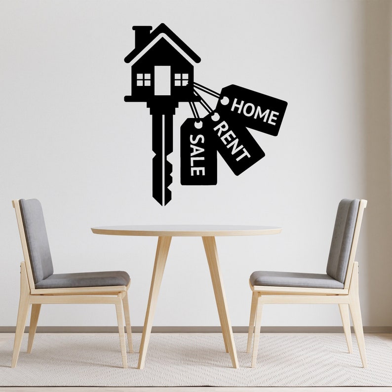Real Estate Vinyl Wall Decal Professional Decor for Offices Agencies ...