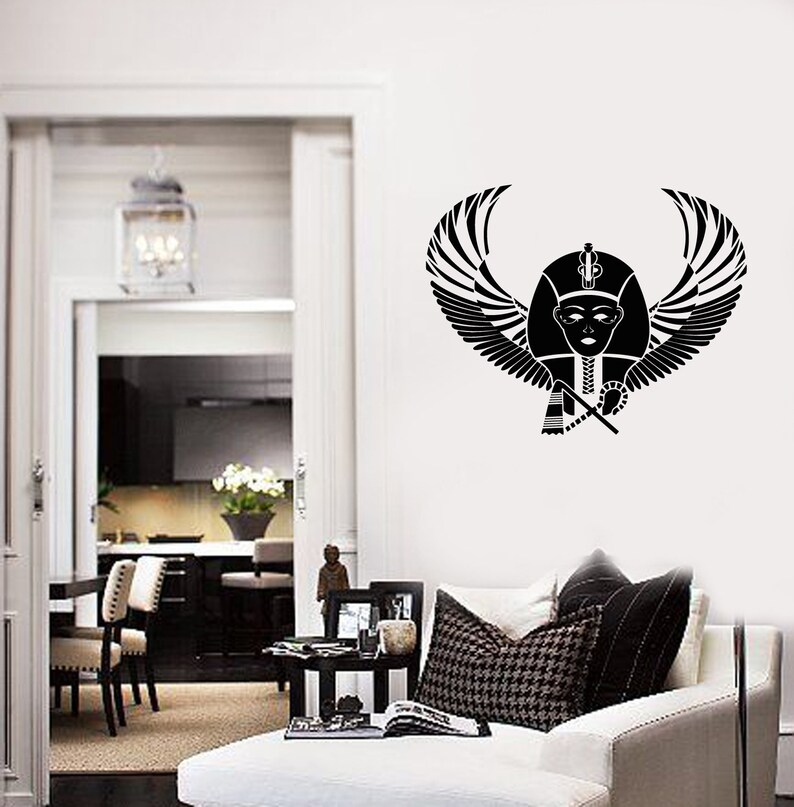 Egyptian Vinyl Wall Decal Pharaoh Ancient Egypt Home Room Decor ...