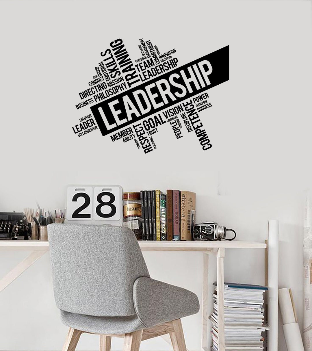 Leadership Vinyl Wall Decal Office Space Decor Team Work - Etsy