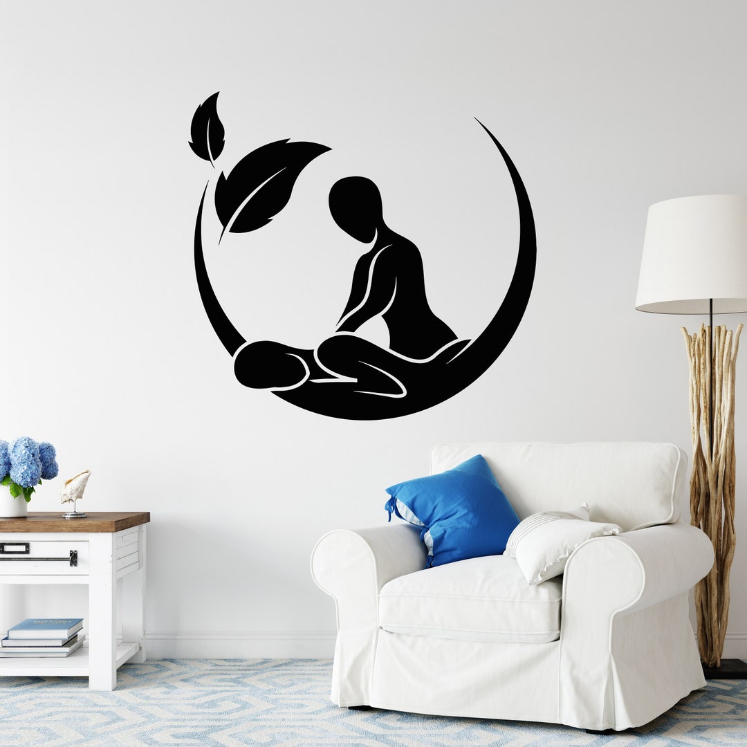 Massage Salon Vinyl Wall Decal Spa Relax Ralaxing Room Decor Therapy ...